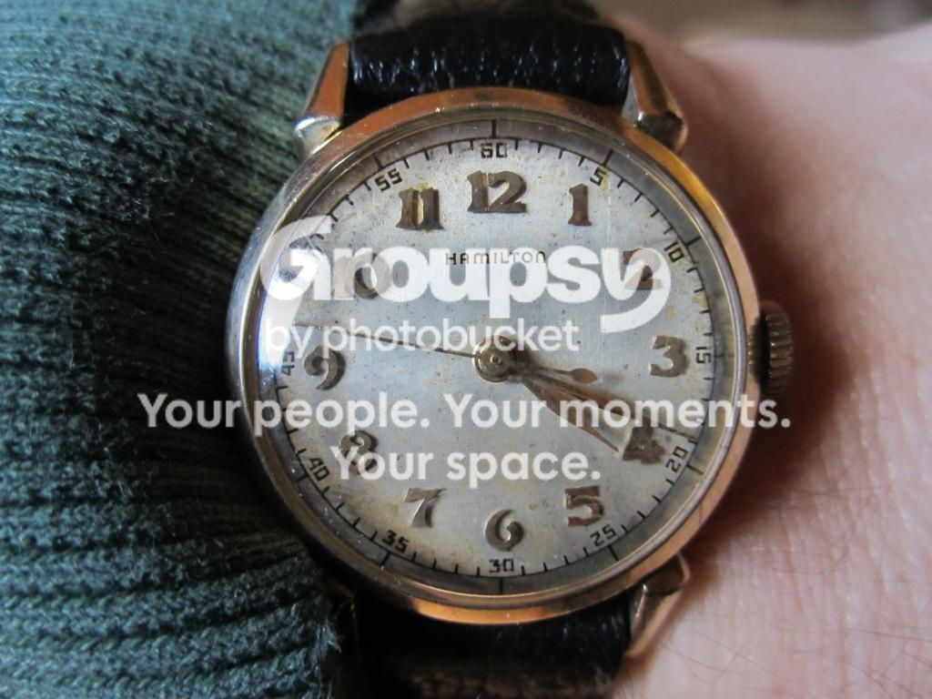 Wearing my grandfather's Hamilton today 48 years after his death ...
