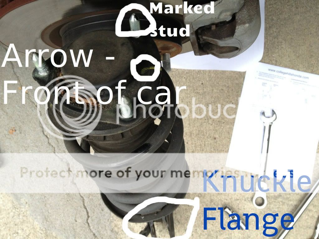 Top Hat orientation on struts | 8th Generation Honda Civic Forum